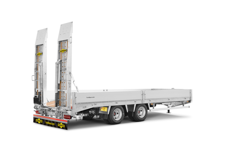 Humbaur | Der Tandem-Baumaschinen-Transporter HBTZ BS 19t von Humbaur